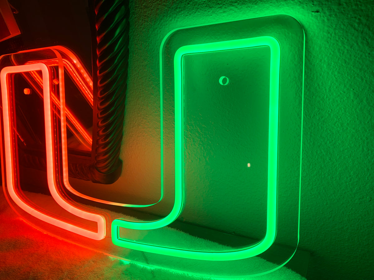 Miami Hurricanes Neon Sign | Sports Decor - NeonChili