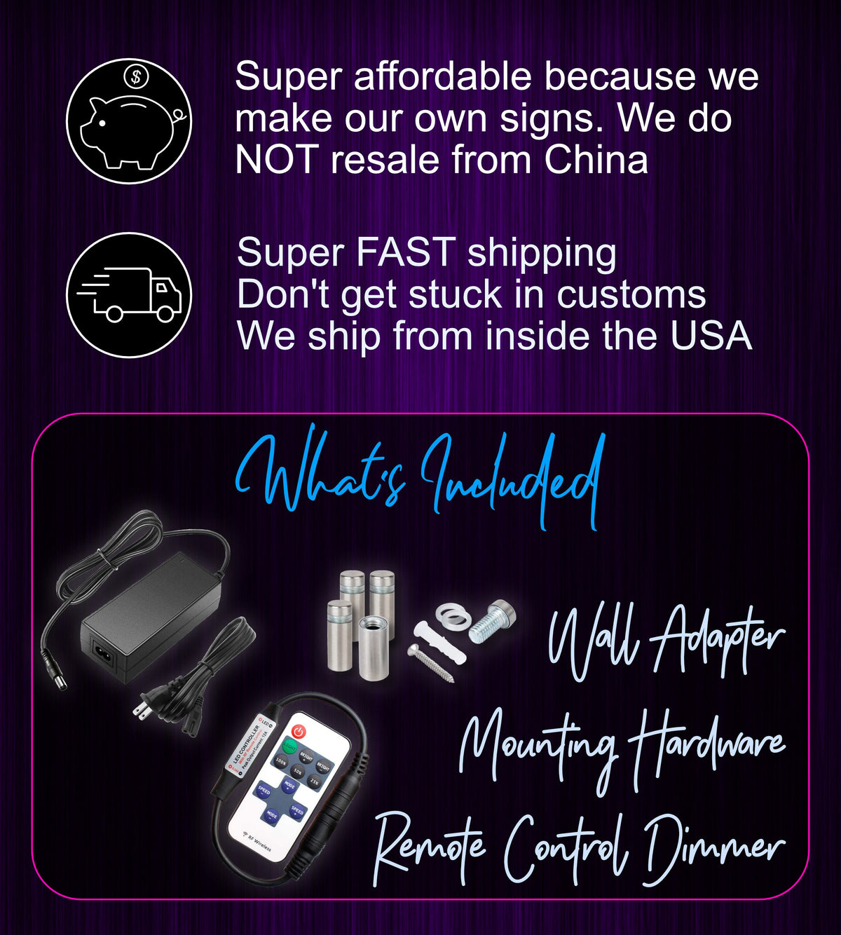 Widows Wine Neon Sign - LED Sign - Game Room - NeonChili